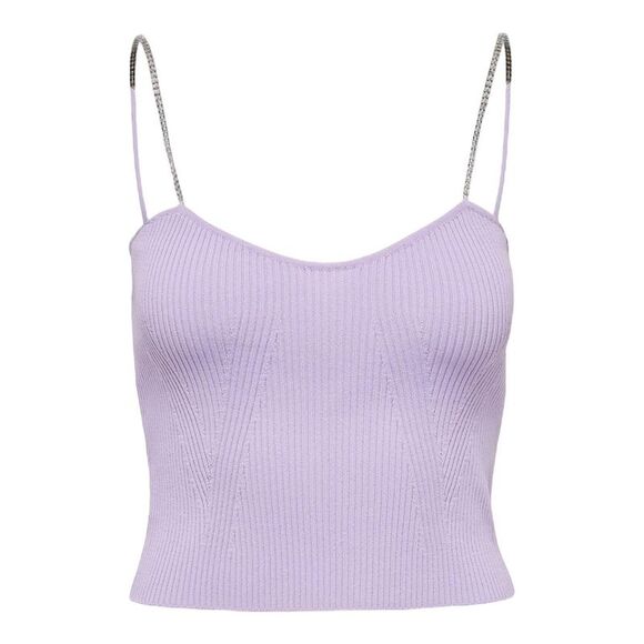 Only | Tops | Only Lilac Strappy Sweetheart Neckline Top | Poshmark